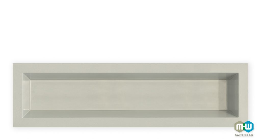 GFK Teichbecken rechteckig•Wasserbecken•370x100x52 cm